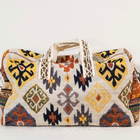Bags | Aztec Duffle Bag | Poshmark